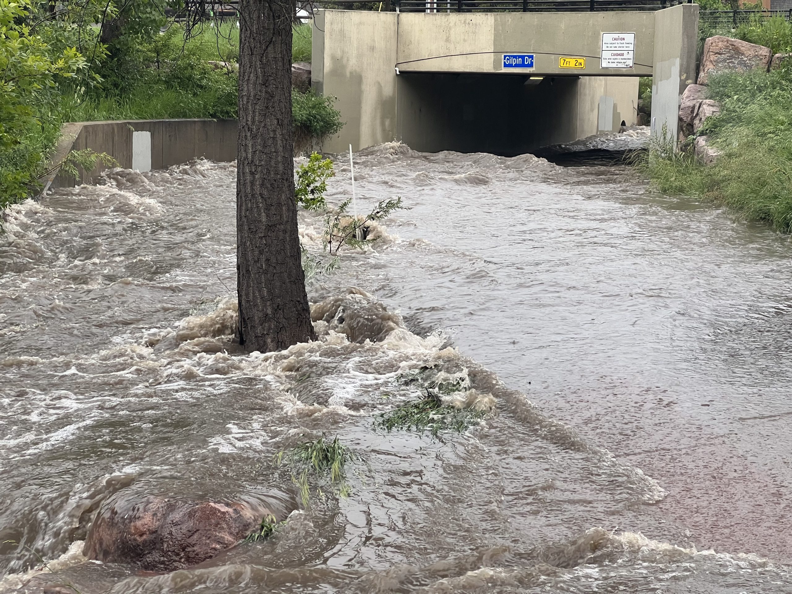 Boulder creeks breach banks, but infrastructure holds amid flooding