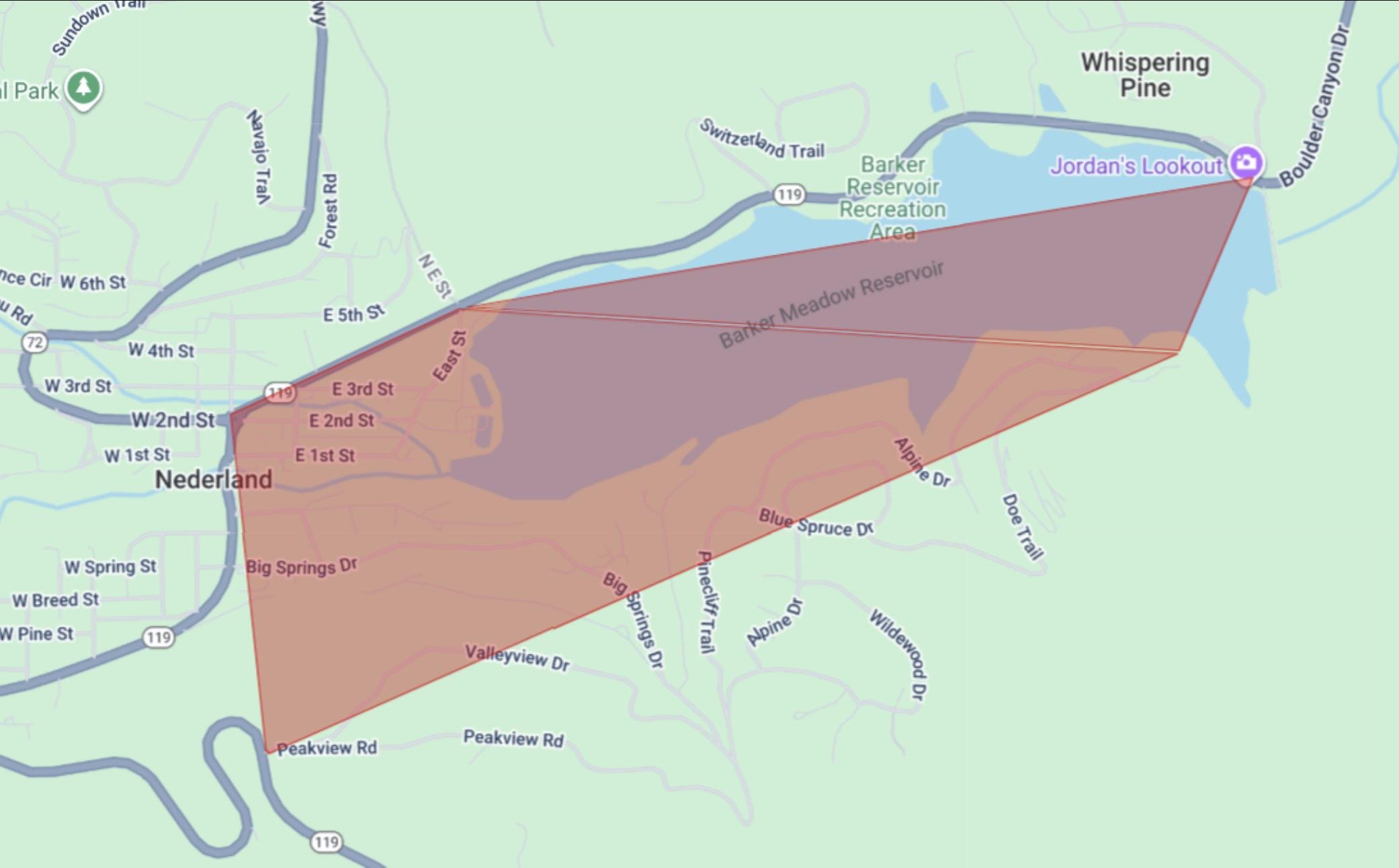 Fire at Nederland shopping center prompts evacuation order