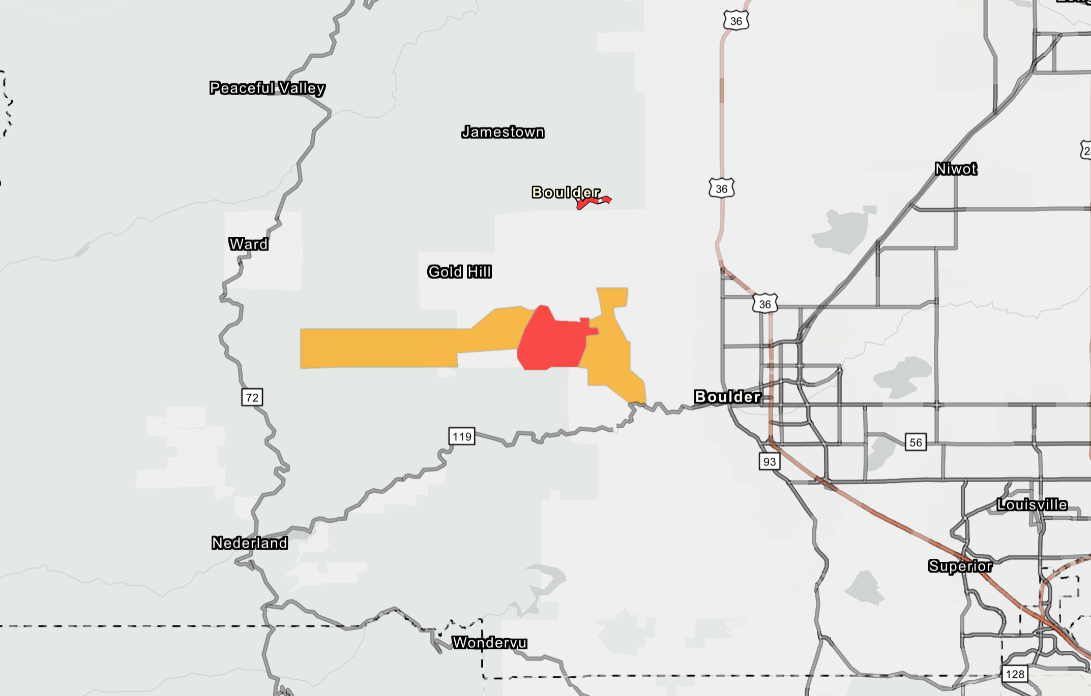 Boulder County wildfire prompts evacuation order in Fourmile Canyon