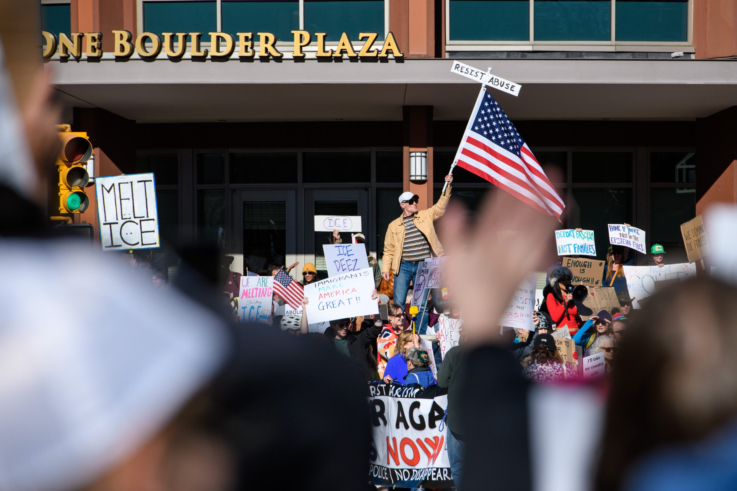 Photos: Thousands flood Boulder streets in the city's largest ICE protests